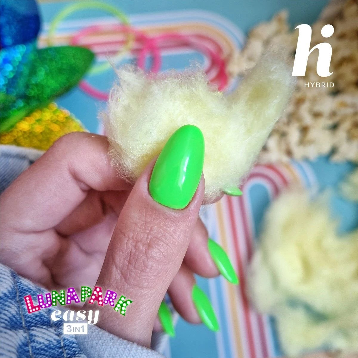 Hi Hybrid 614 EASY 3in1 Green Monster UV Gel Polish 5ml – hihybrid